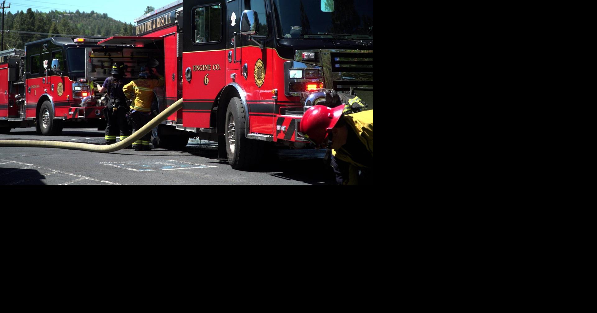 Small fire near Bend Parkway caused by sparks from homeless encampment ...