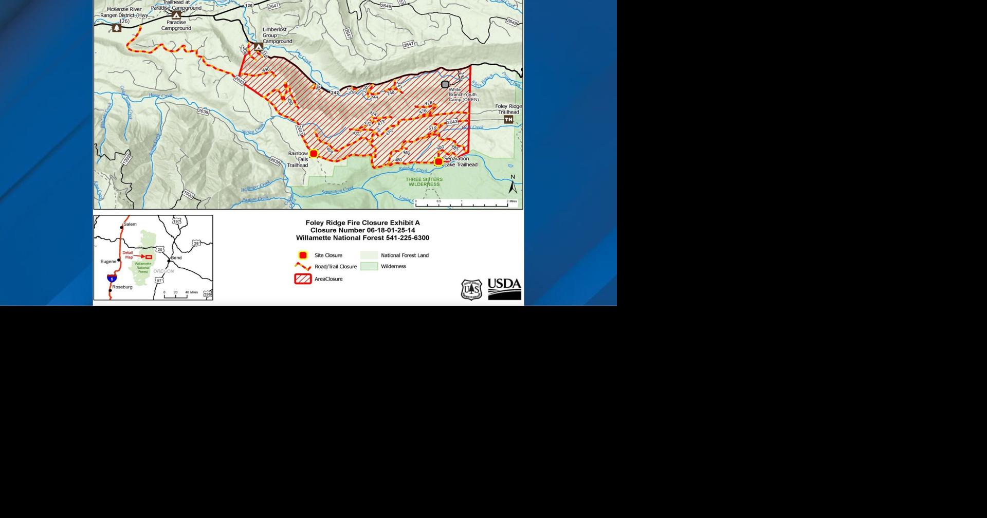 Foley Ridge Fire closes McKenzie Highway stretch | Local News ...