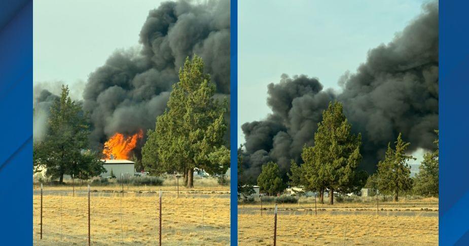 Vehicle dragging a part sparks Powell Butte fire, sheriff says; at ...