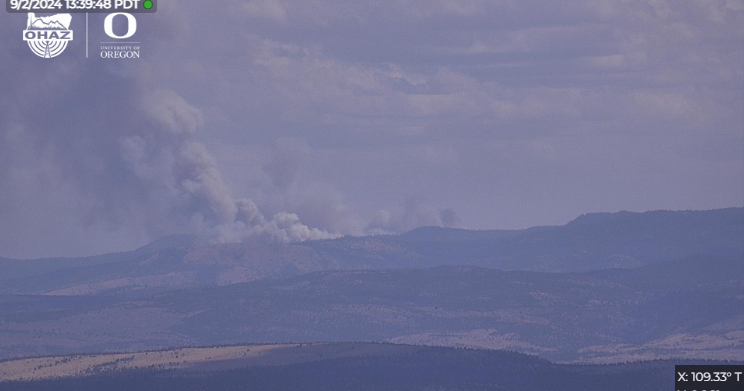 Wiley Flat Fire near Maury Mountain burns 50 acres | Oregon / Northwest ...