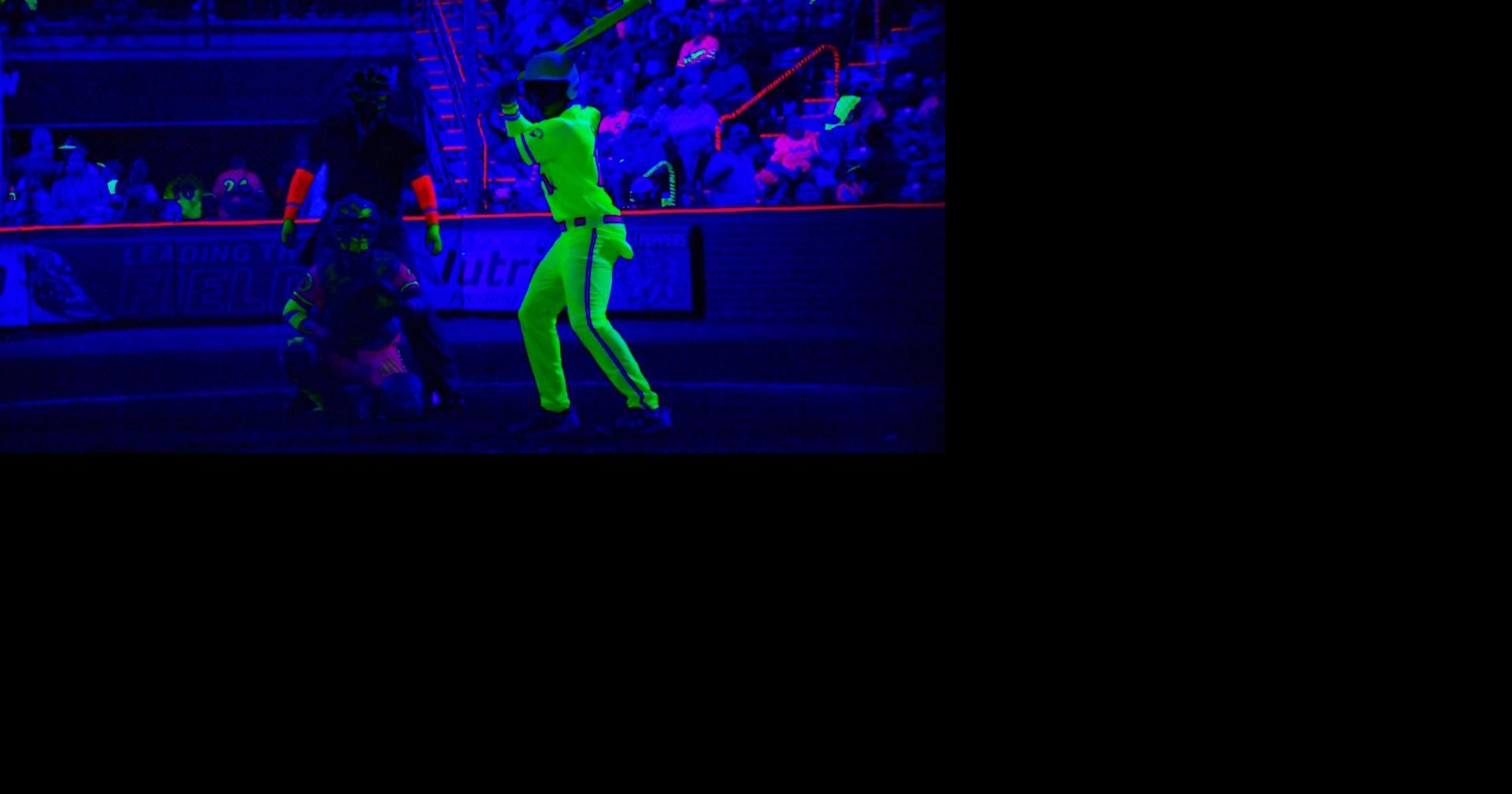 'Cosmic' baseball game played under blacklights | Sports ...