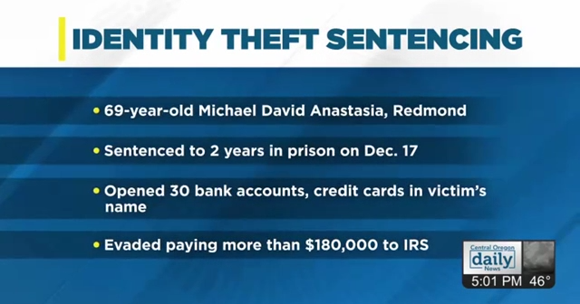 Redmond man gets two years in federal prison for identity theft, tax ...