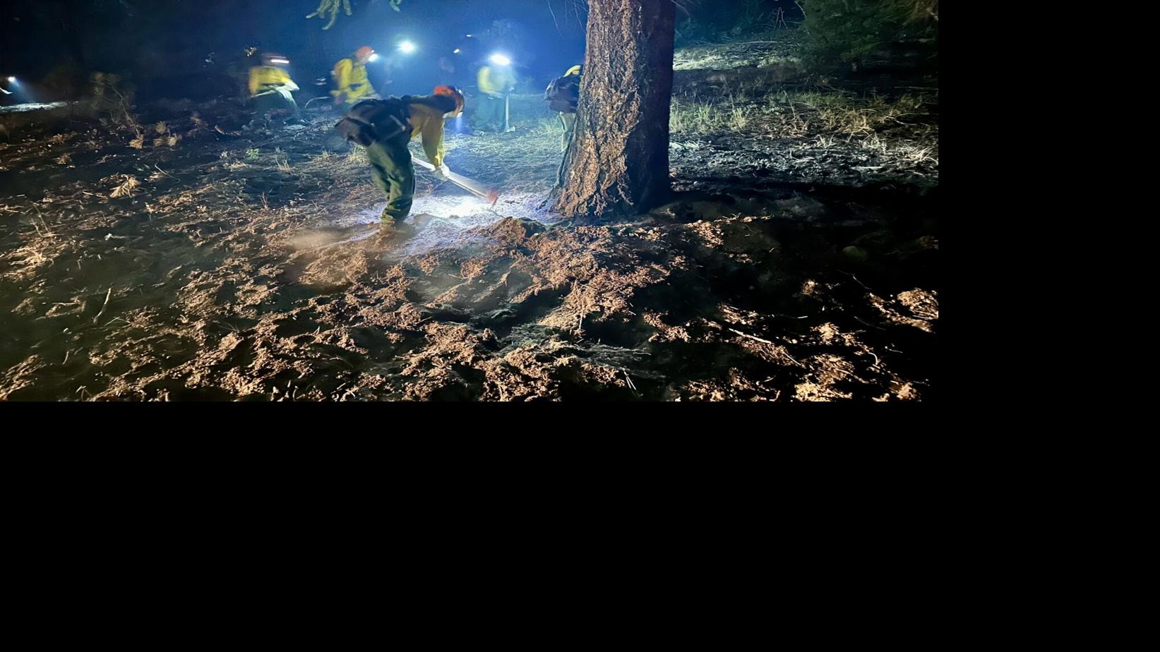 Marks Creek Fire 18% contained as more rain, possible lightning ...