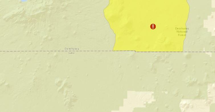 Level 2 (Be Set) evacuation notice south of Pine Mountain near the Lake ...