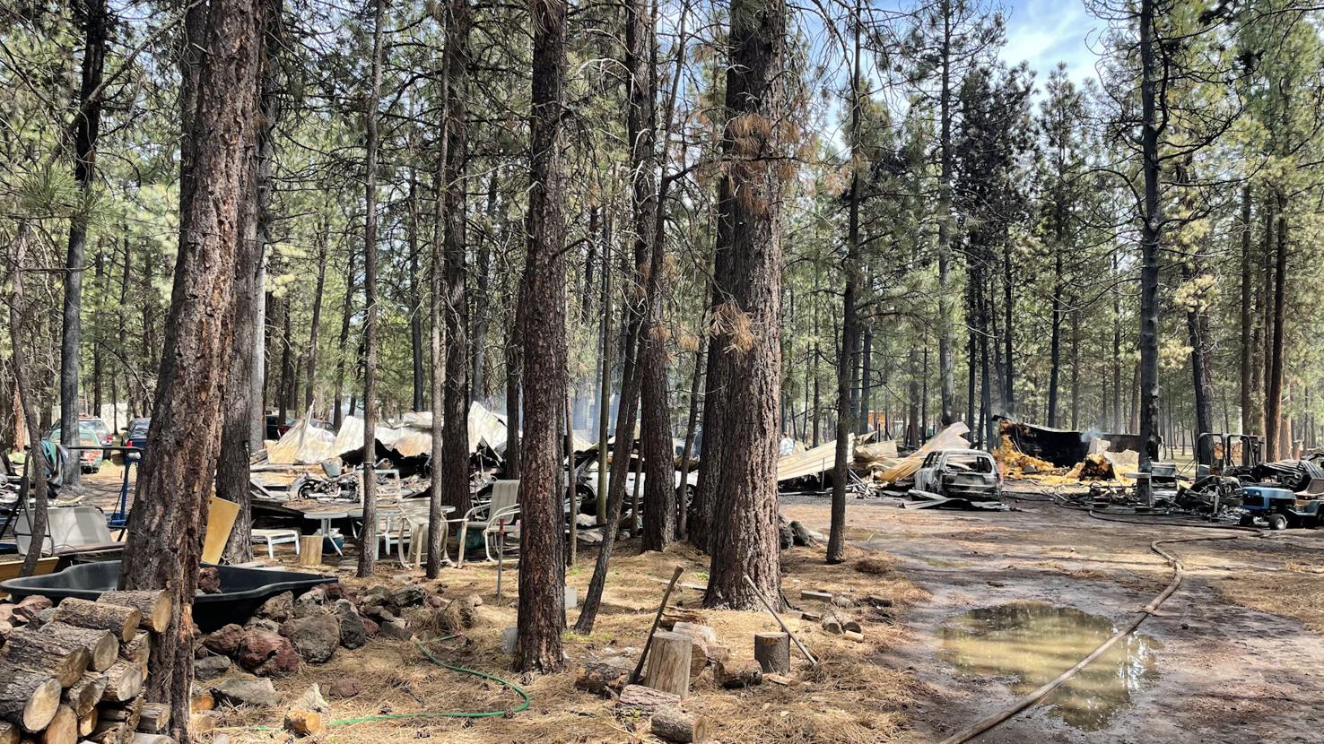 La Pine man and dog found dead after overnight house fire | La Pine ...