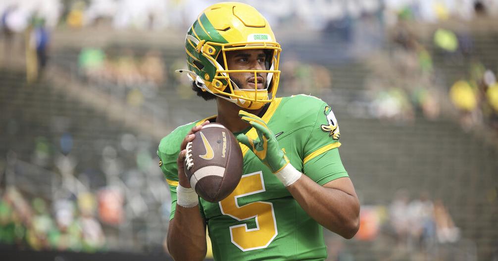 Oregon QB Dante Moore announces return for junior season, skips NFL ...