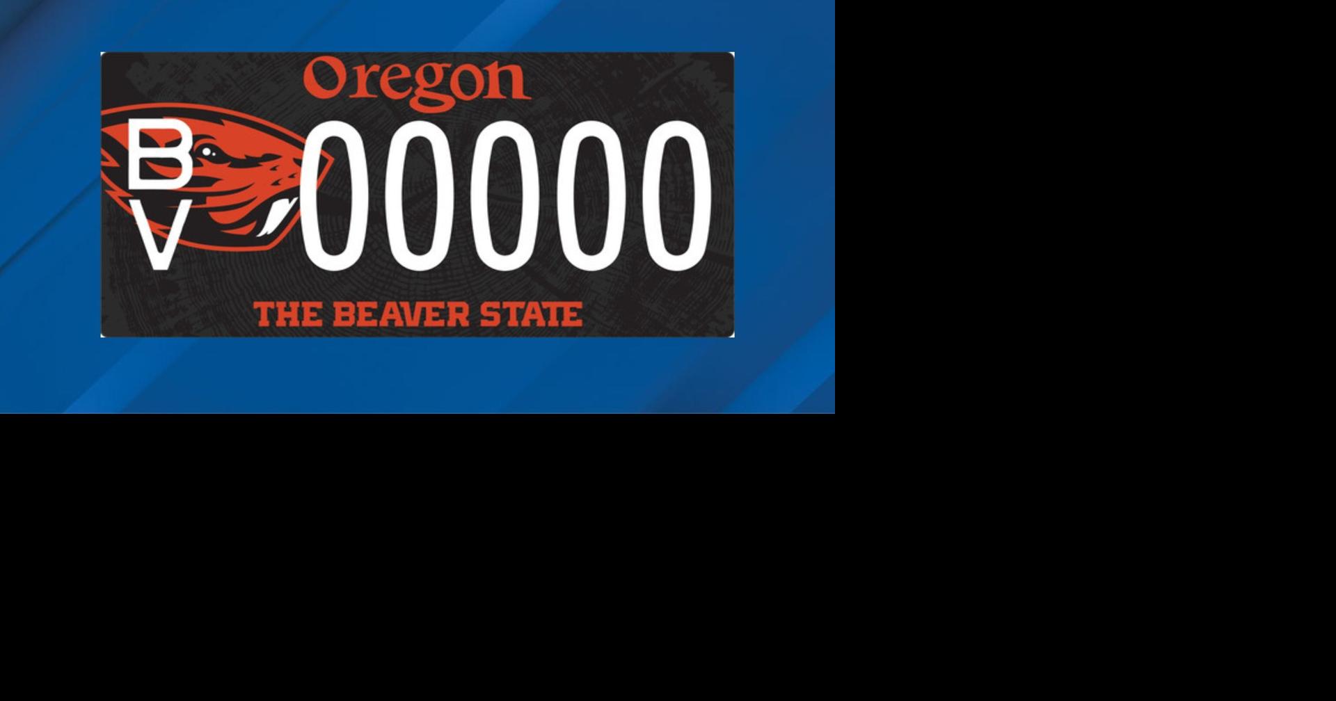 Oregon State Beavers license plate available April 7 | Oregon ...