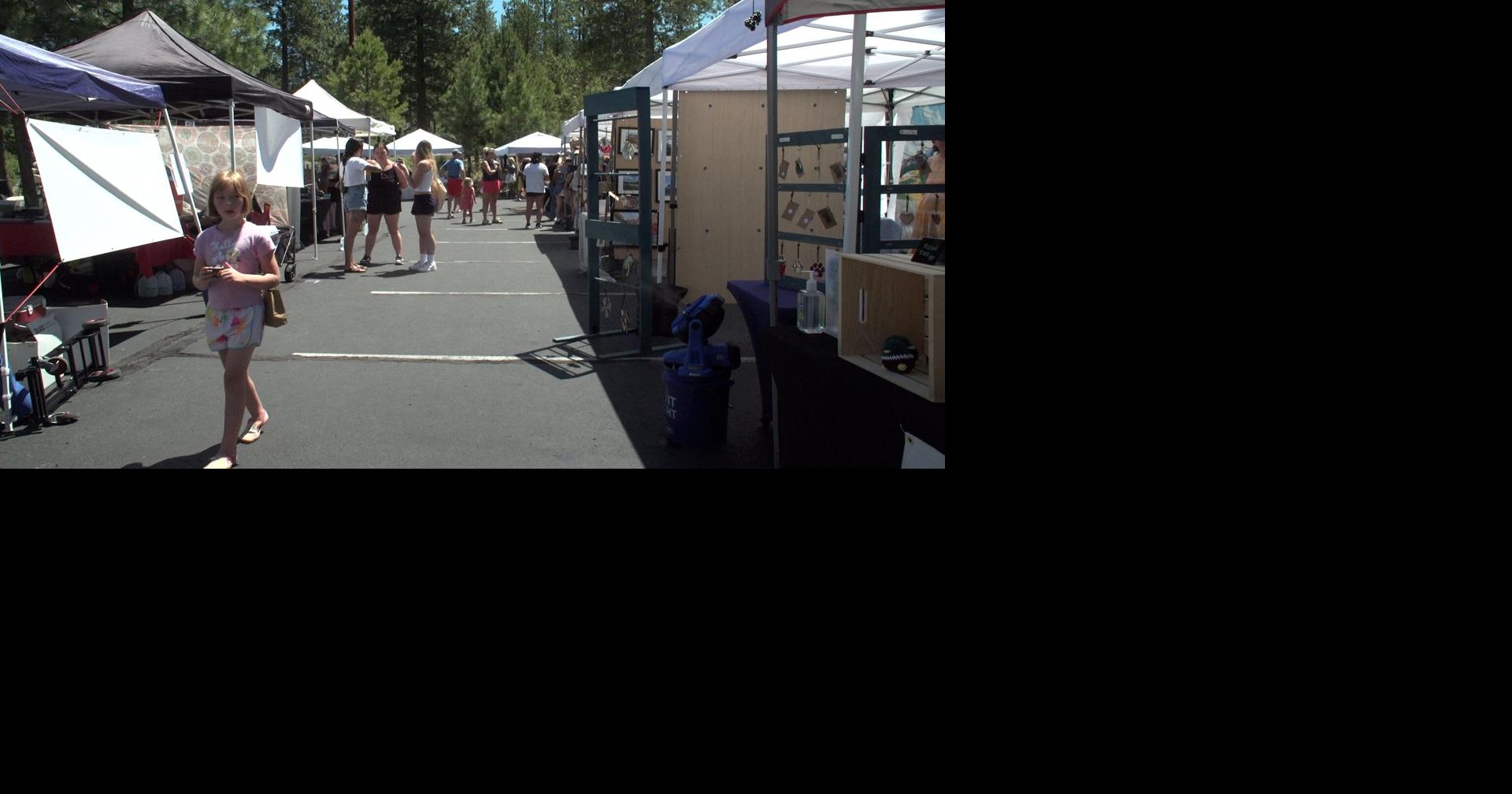 Over 30 local vendors set up at the 2nd annual Sunriver Saturday Market ...