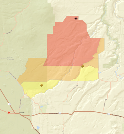 Evacuation levels reduced as Grandview Fire reaches 20% containment ...