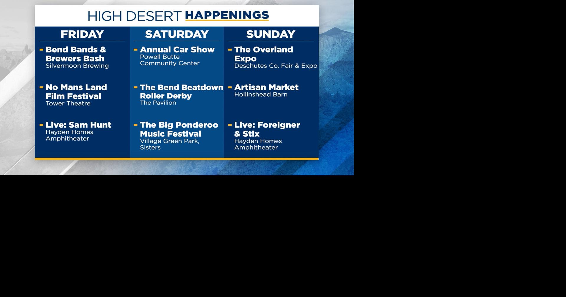 High Desert Happenings: June 28 - 30 | Event Calendar ...