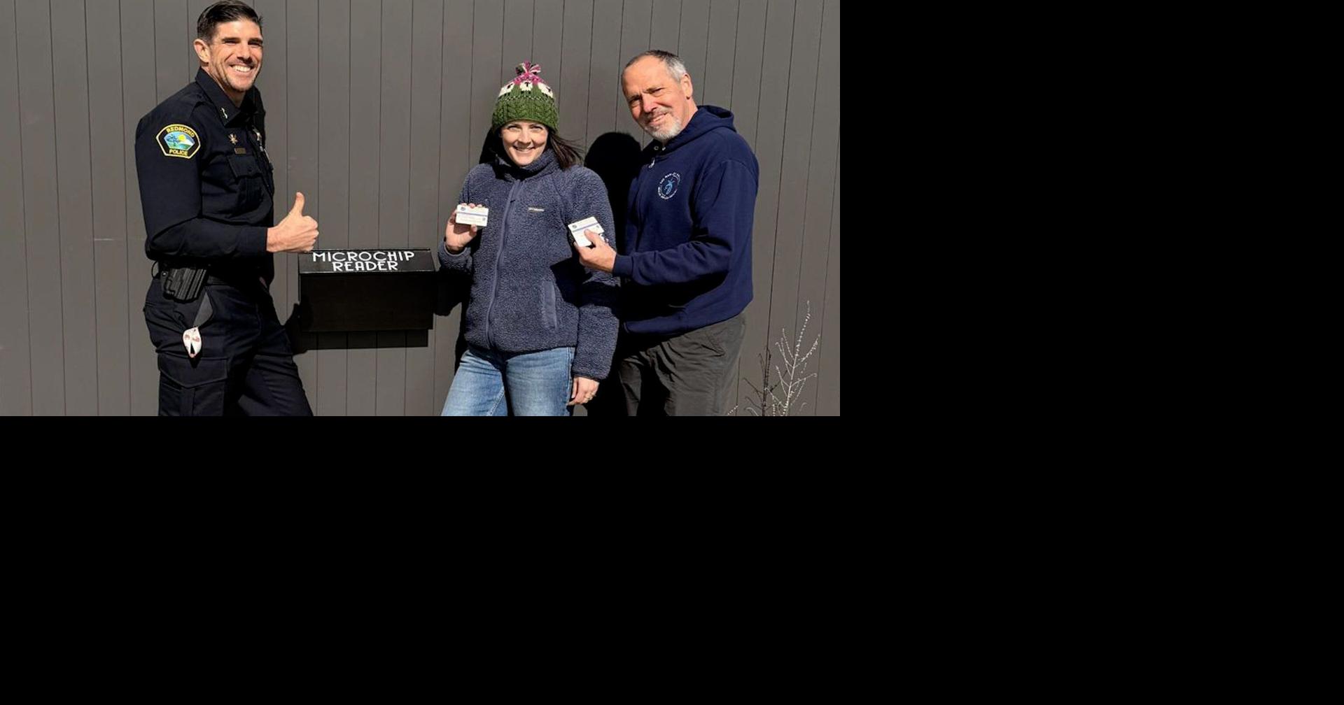 Redmond police install free microchip reader to help reunite lost pets ...