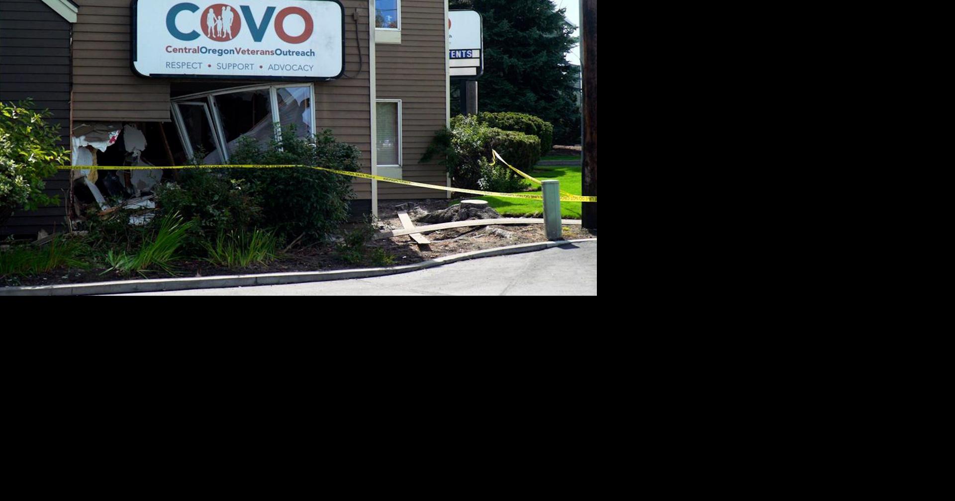 Driver crashes car into Bend Central Oregon Veterans Outreach building ...
