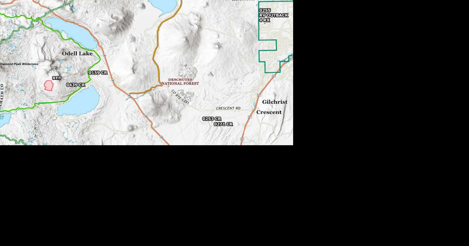 Red Fire in Diamond Peak Wilderness now at 350 acres Sunday | Local ...