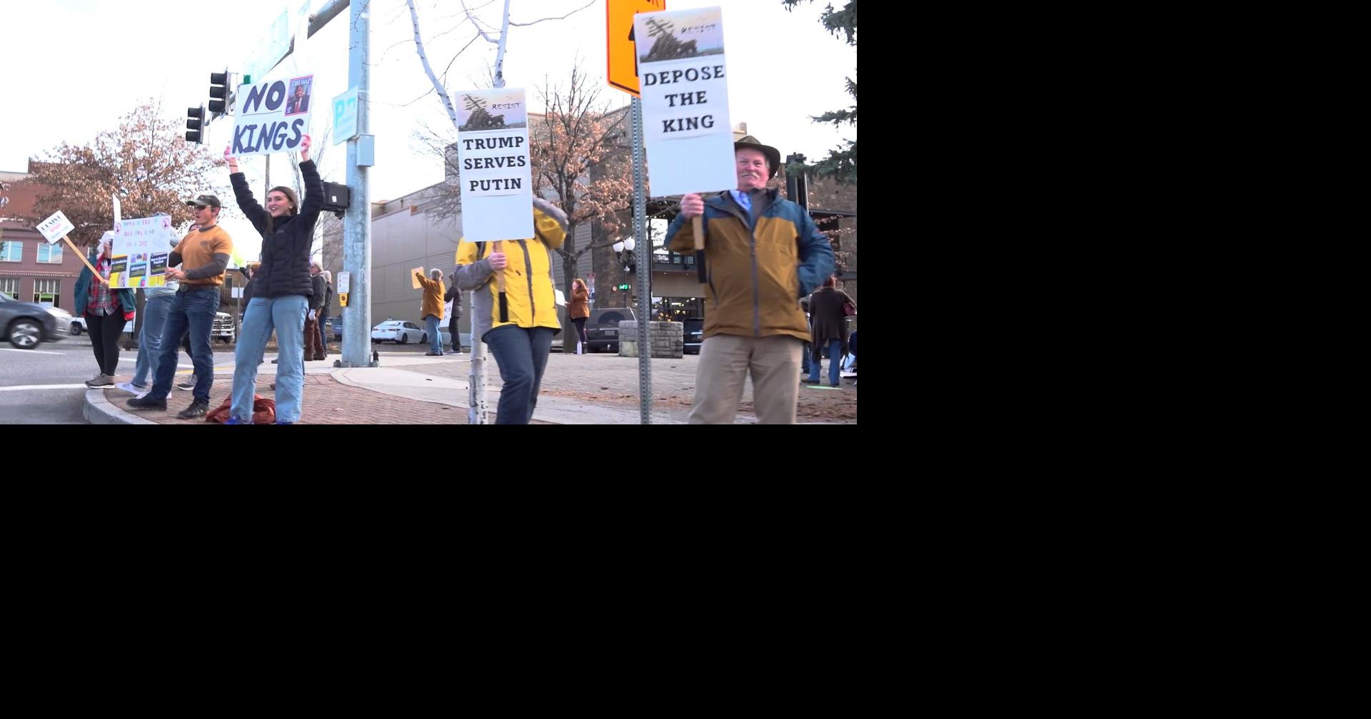 Dozens protest Trump, Musk in Bend | | centraloregondaily.com