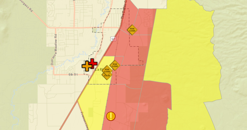 Evacuations issued in La Pine for Darlene 3 Fire, 1,100 homes in Level ...