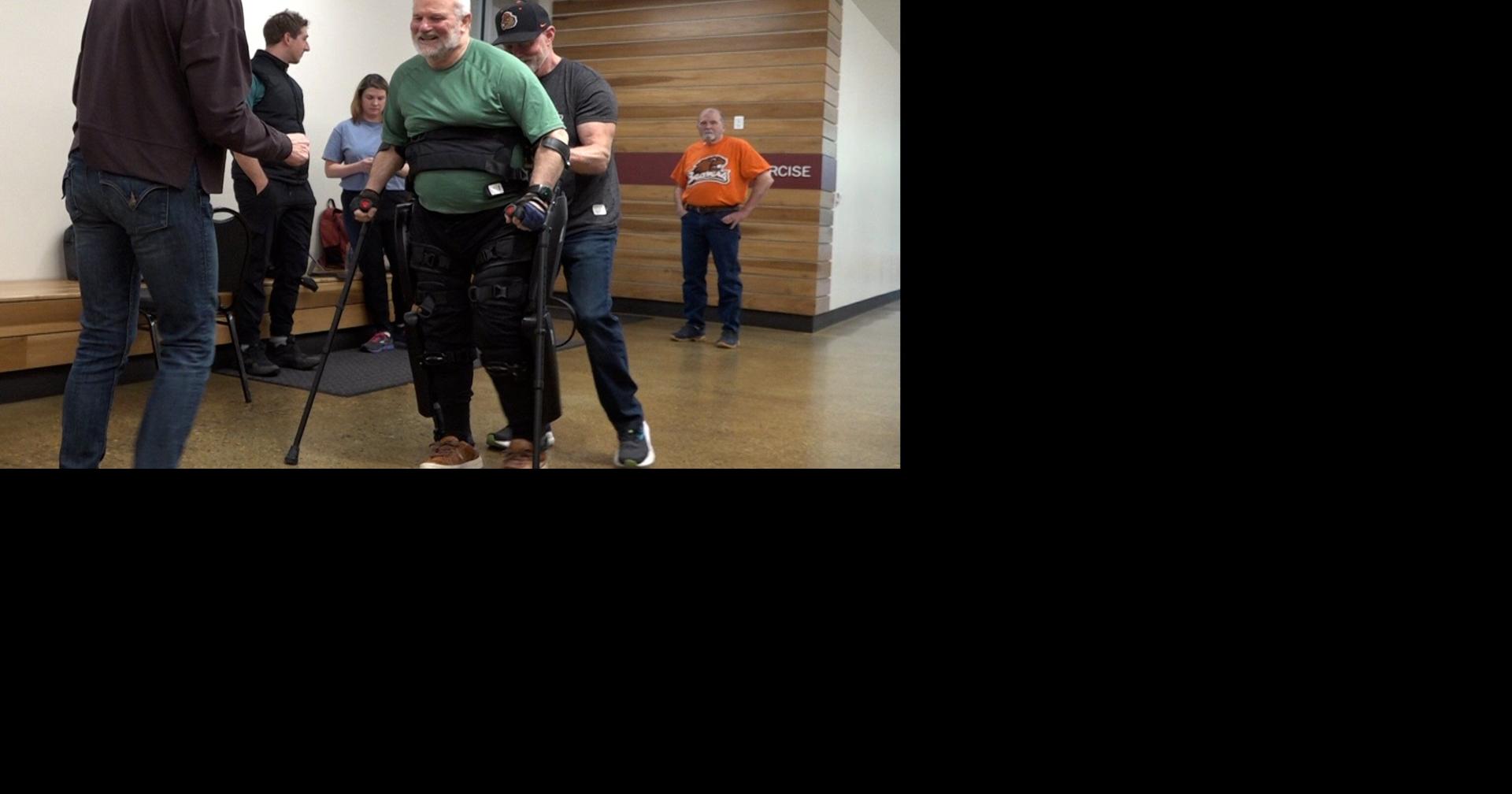 Paralyzed Bend man defies odds with exoskeleton tech | Local News ...