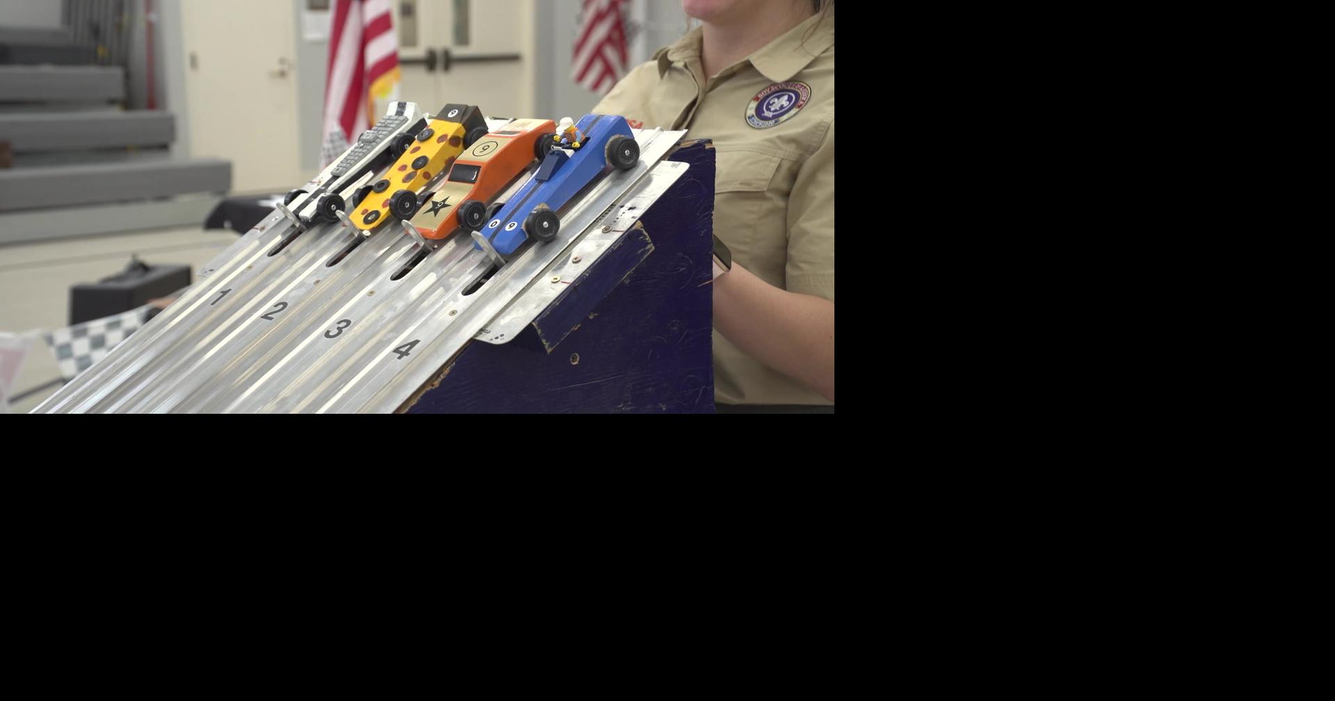 Redmond and Sisters Cub Scouts race pinewood derby cars, a 50 year ...