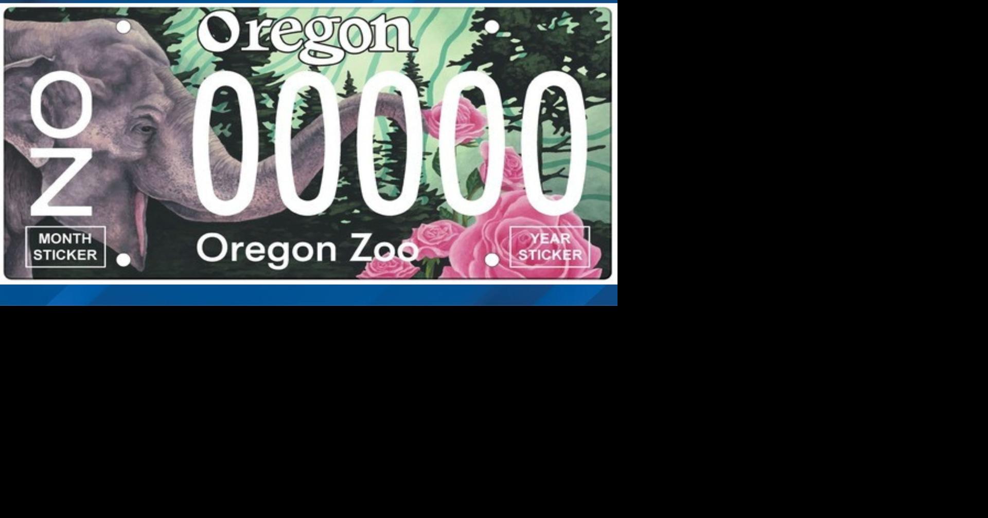 New license plate honors conservation efforts at Oregon Zoo | Pets ...