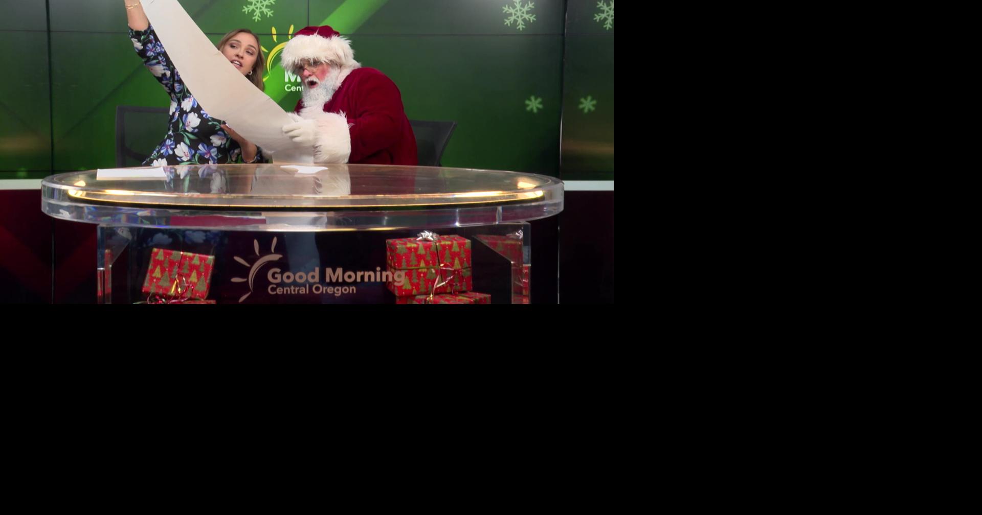 Santa Claus visits Good Morning Central Oregon to talk about Bend ...