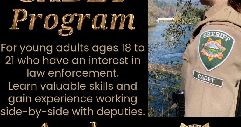 Lane County Sheriff's Office launches cadet recruiting | News ...