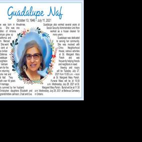 Guadalupe Naf | Obituaries | championnewspapers.com