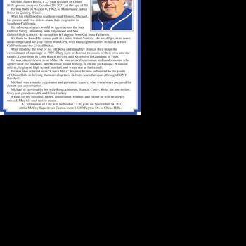 Michael James Bross | Obituaries | championnewspapers.com