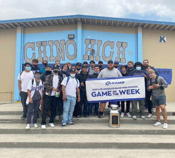 Chino High football coach, team honored by LA Rams | Sports and ...