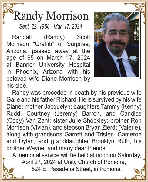 Randy Morrison | Obituaries | championnewspapers.com