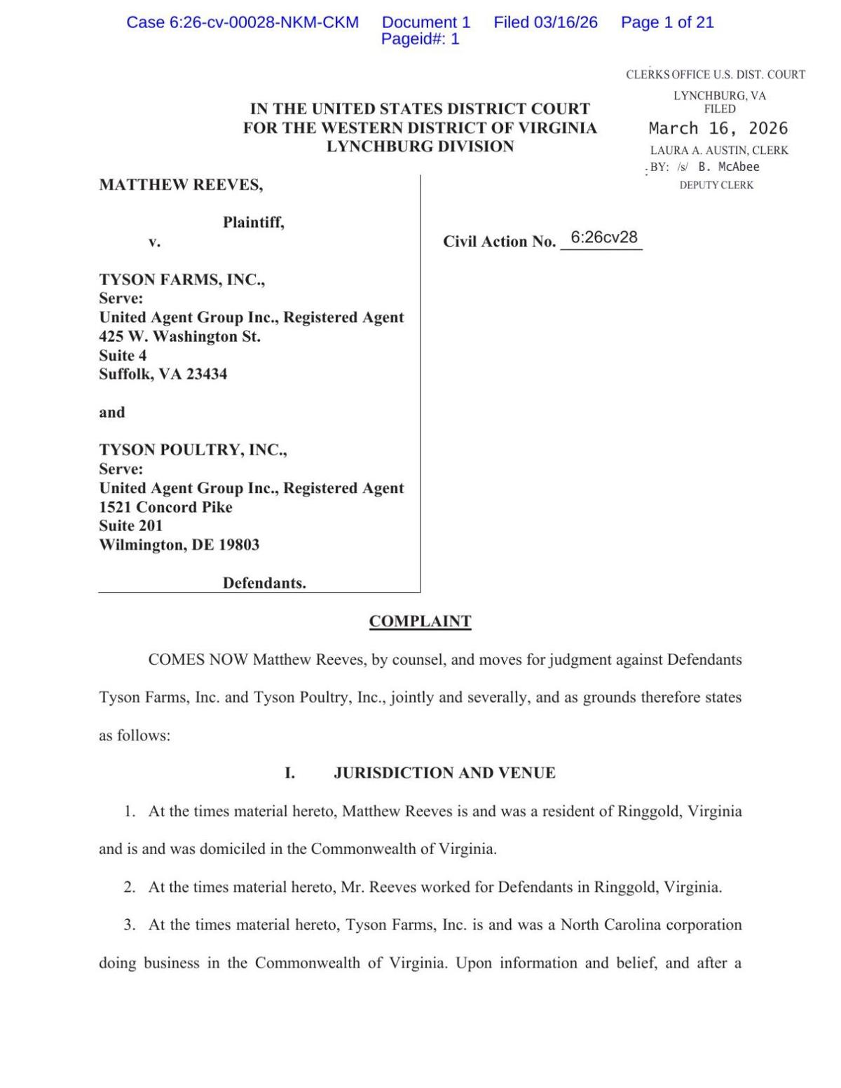 Former Worker Files Lawsuit Against Tyson Farms Claiming Racist Threats ...