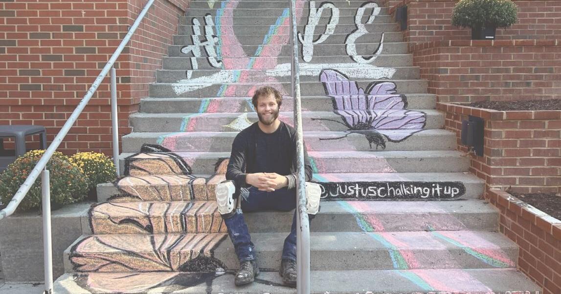 Danville chalk artist turns sidewalks into canvases | News ...