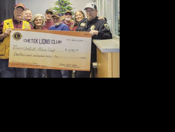Chetek Lions provide tribute to Officer Emily | Community News ...
