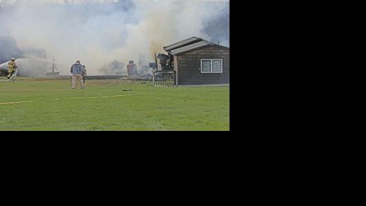 Town of Sumner fire damages multiple structures on property | Top ...