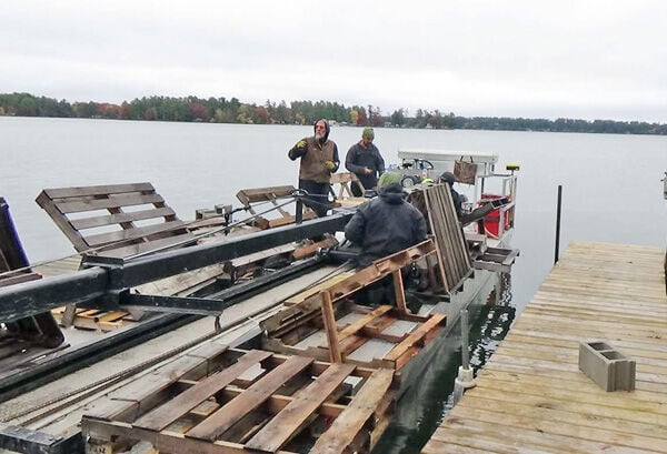 New fish cribs installed in Chetek Chain | Outdoors | chetekalert.com