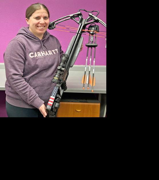 Barron woman awarded crossbow for first place trail cam contest photo ...