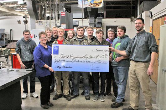 $8,500 scholarship grant given to CWASD tech ed program | Chetek ...