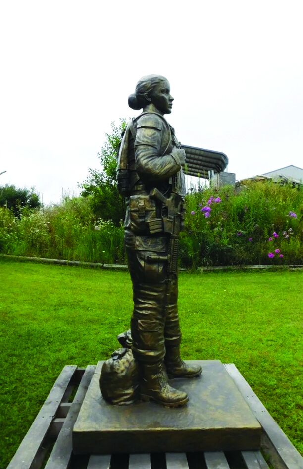 Chetek Area Veterans Memorial will be home to two life-size statues ...