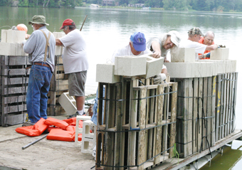 Volunteers disperse new fish cribs in Prairie Lake | Sports ...