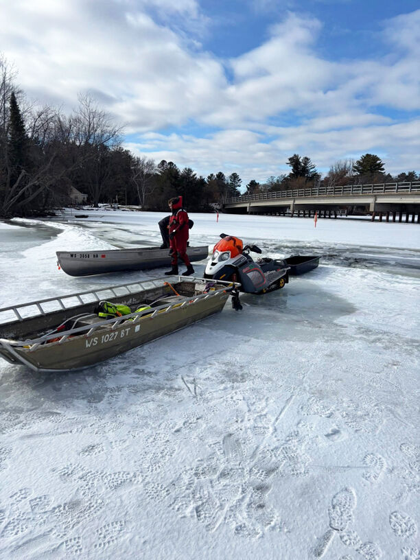 Chetek’s famous ice heave swallows machine last week | Free News ...