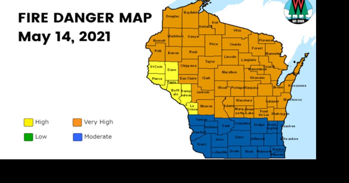 Very high fire danger across Wisconsin | News | chetekalert.com