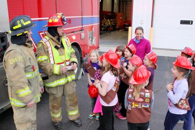 Girl Scouts learn about fire safety, first aid, earn badge | Top ...