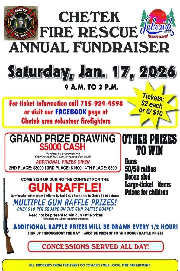 Chetek Fire & Rescue’s Ice Fishing tourney this Saturday | Outdoors ...