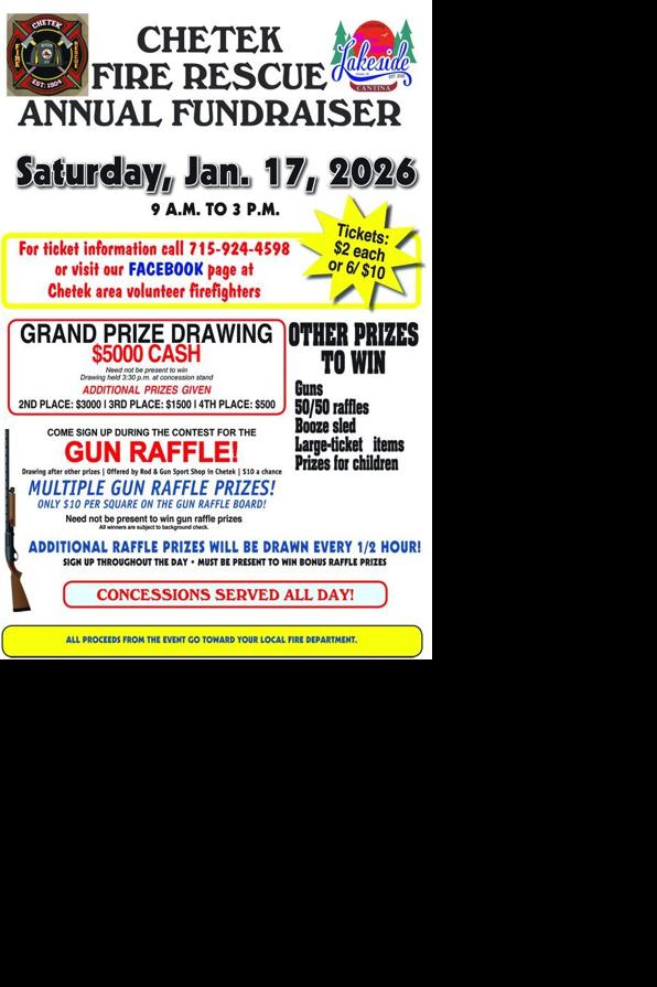 Chetek Fire & Rescue’s Ice Fishing tourney this Saturday | Outdoors ...