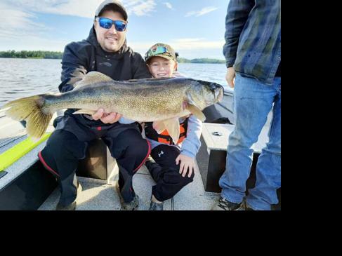 First cast finesse: Chetek youth reels in trophy Canadian walleye ...