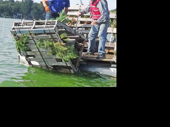 Fish cribs installed in Prairie Lake | Outdoors | chetekalert.com