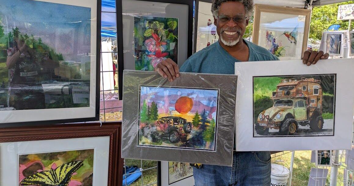Spotlight on Chewelah Farmers Market: Greg Pritchett Watercolors | News ...
