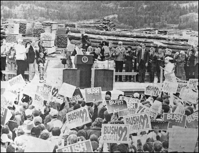 THROWBACK THURSDAY: When President Bush visited Stevens County ...