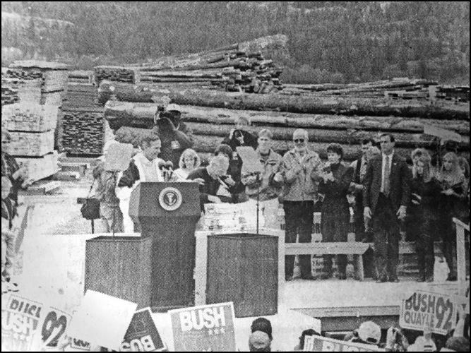 THROWBACK THURSDAY: When President Bush visited Stevens County ...