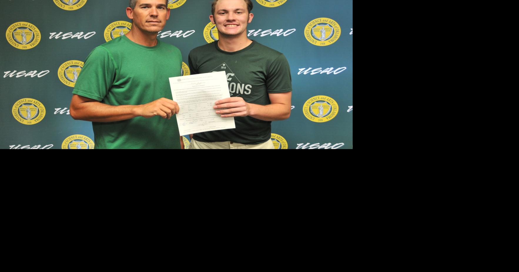 Heading home: Brock Henderson signs with USAO | Sports | chickashanews.com