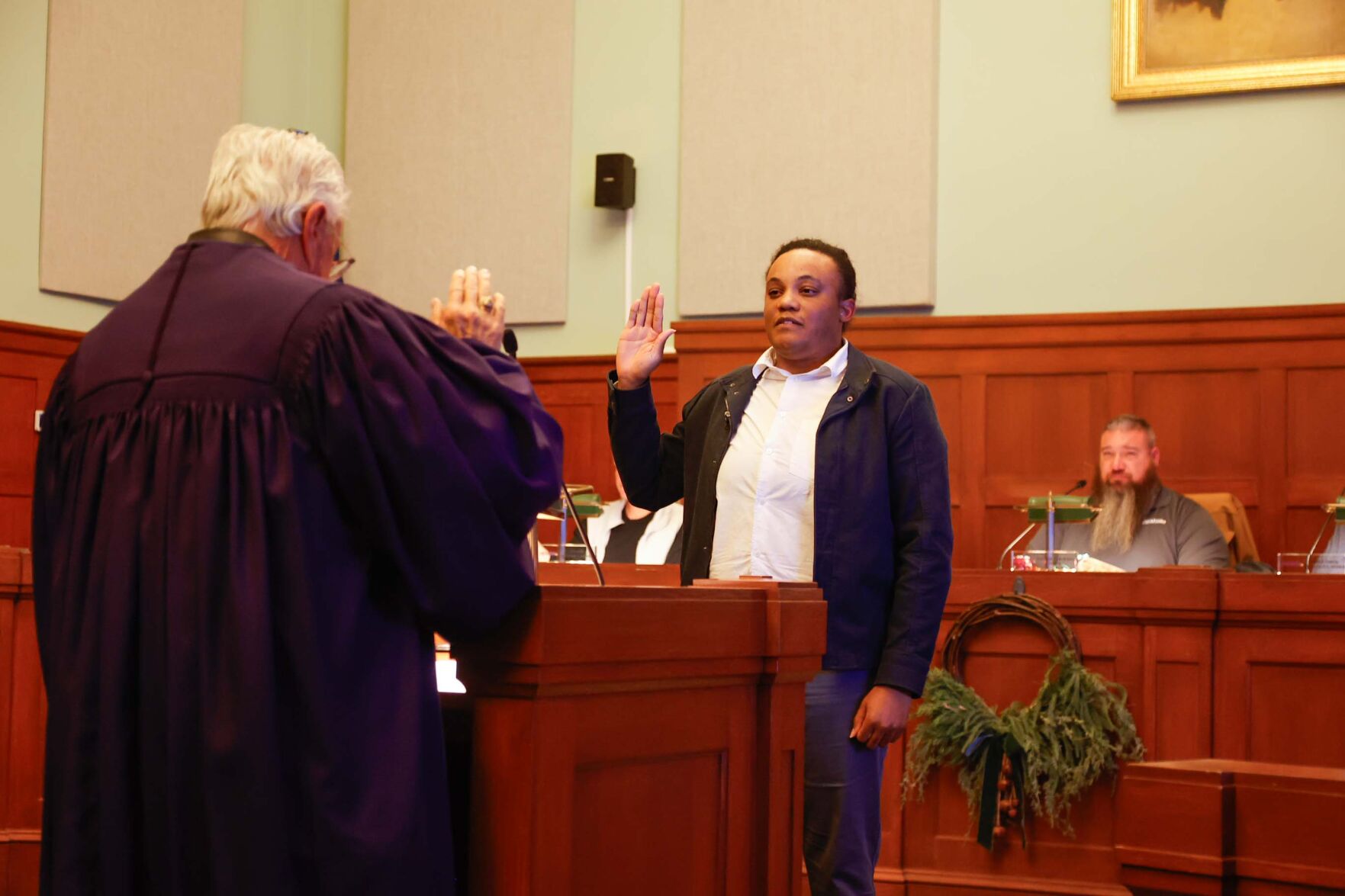Cameron Anderson oath of office | News | chickashanews.com