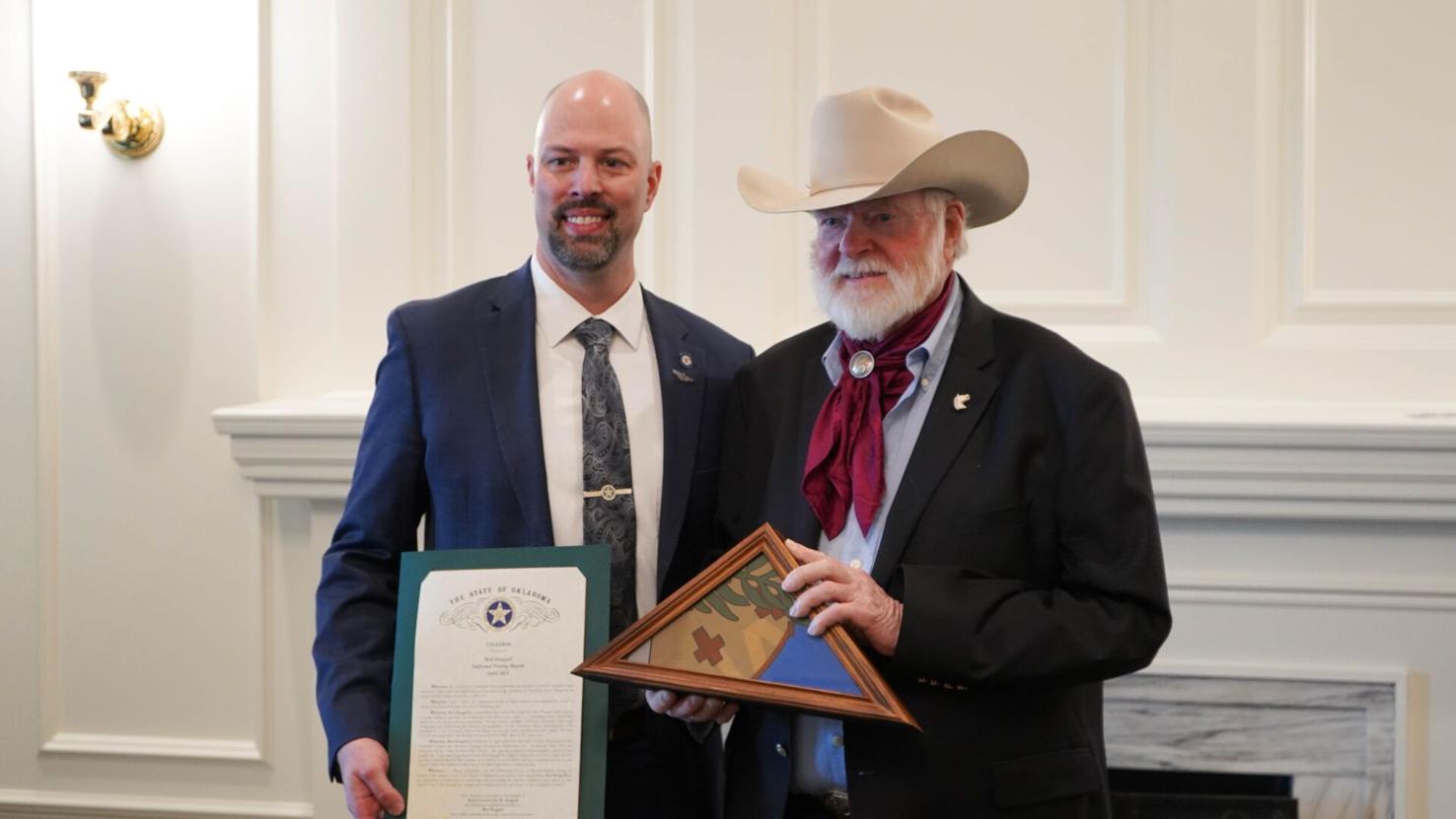 Oklahoma House Honors Famed Cowboy Poet Red Steagall | Community ...